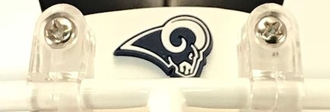 Rams Head Mini Helmet V Front Bumper