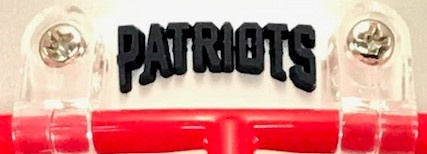 Patriots Mini Helmet V Front Bumper