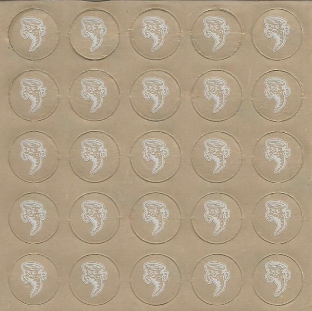 200 Custom Mini Award Circle Decals