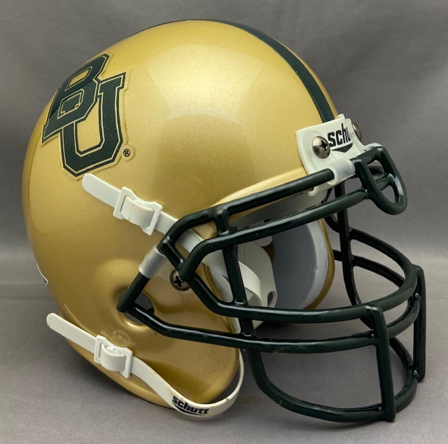 Baylor Bears Schutt round ear hole (Gold Helmet) 2003-2007