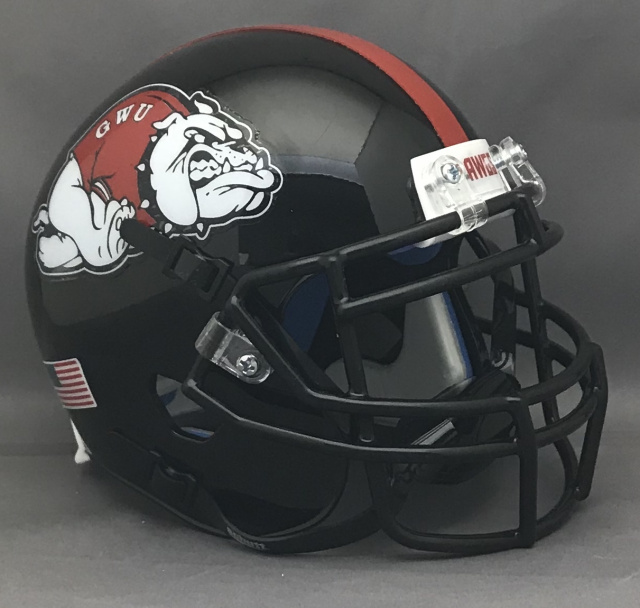 Gardner Webb Bulldogs Gloss Black 2013 - 2015 Riddell Speed