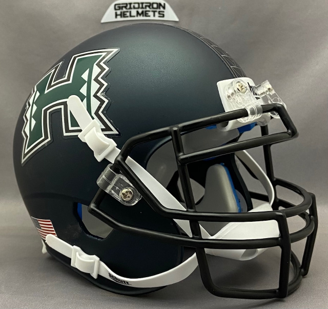 Hawaii Rainbow Warriors Schutt XP 2017 Matte Green WOC (only 2 left)
