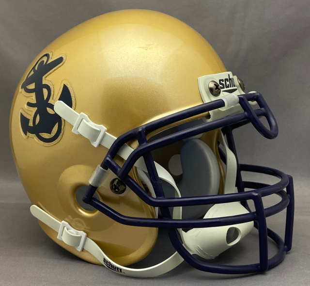 Navy Midshipmen Schutt round earhole 2014 (last one)