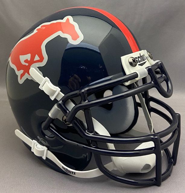 SMU Mustangs 2004-2007 Schutt round earhole