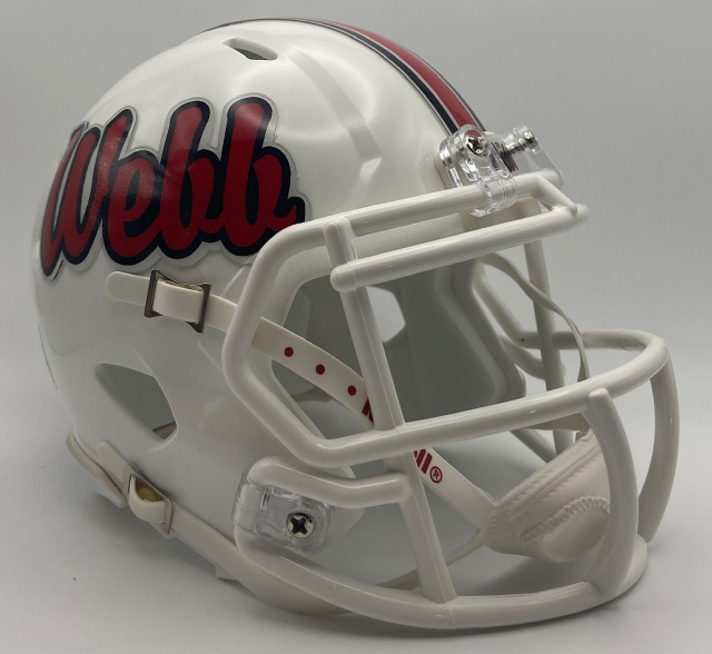 Gardner Webb Bulldogs 2020 2021 Riddell Speed White Helmet