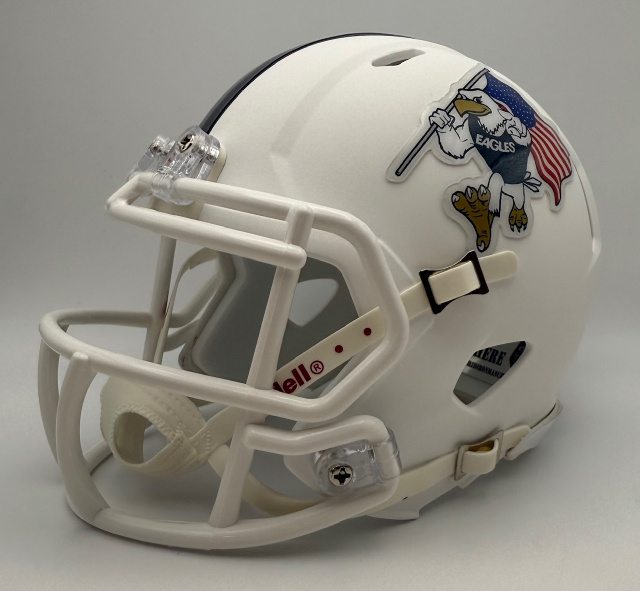 Georgia Southern Eagles Salute to Service White Riddell Speed vs Troy 2024