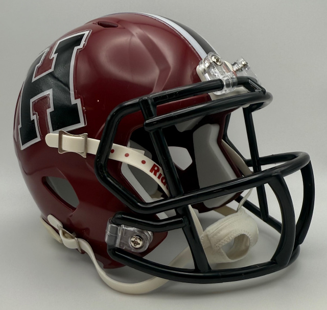 Harvard Crimson 2012-2014 Riddell Speed (choose Black or white facemask)