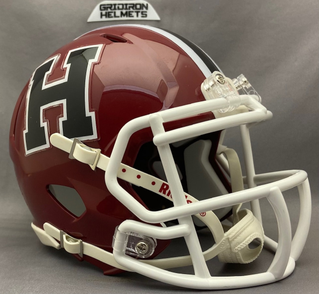 Harvard Crimson 2012-2014 Riddell Speed (choose Black or white facemask)