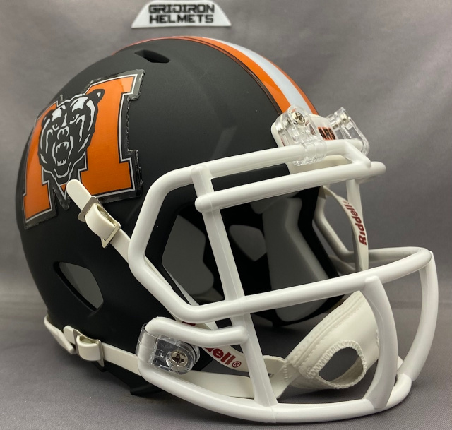 Mercer Bears Matte Black 2013-2015 Riddell Speed