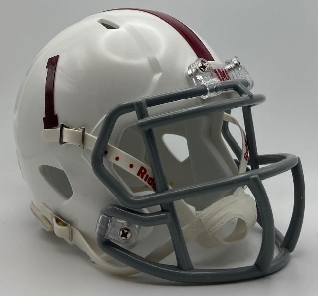 Alabama Crimson Tide White Helmet 1950s - 1971 (some games); 1983 ...