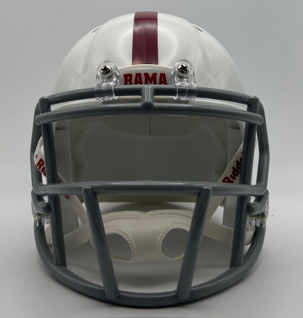 Alabama Crimson Tide White Helmet 1950s - 1971 (some games); 1983 ...
