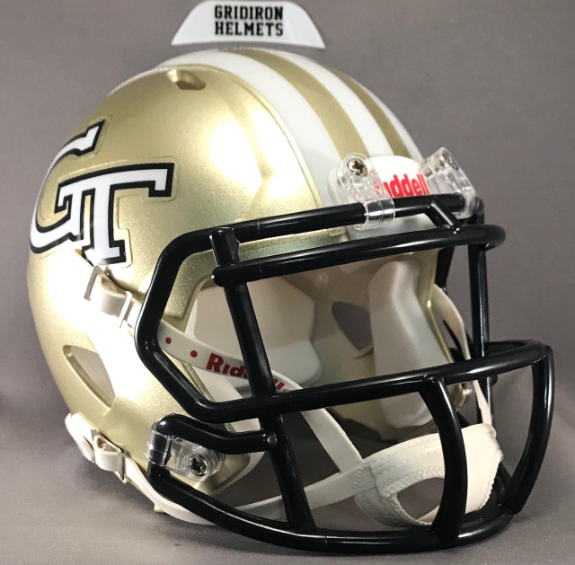 Georgia Tech Yellow Jackets Riddell Speed 2020 ( 3 stripes used during ...