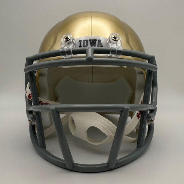 Iowa Hawkeyes 2012 Gold Riddell Speed