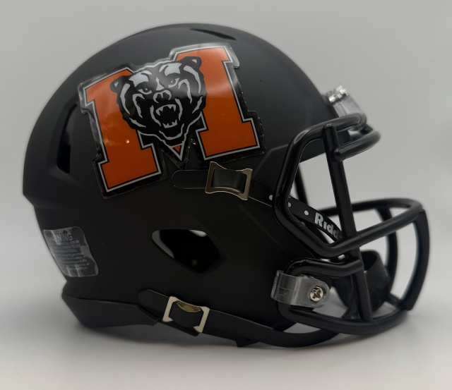 Mercer Bears Matte Black 2016-2017 Riddell Speed