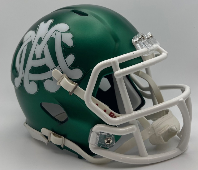 Michigan State Spartans vs Maryland 9-23-2023 Satin Green Riddell Speed