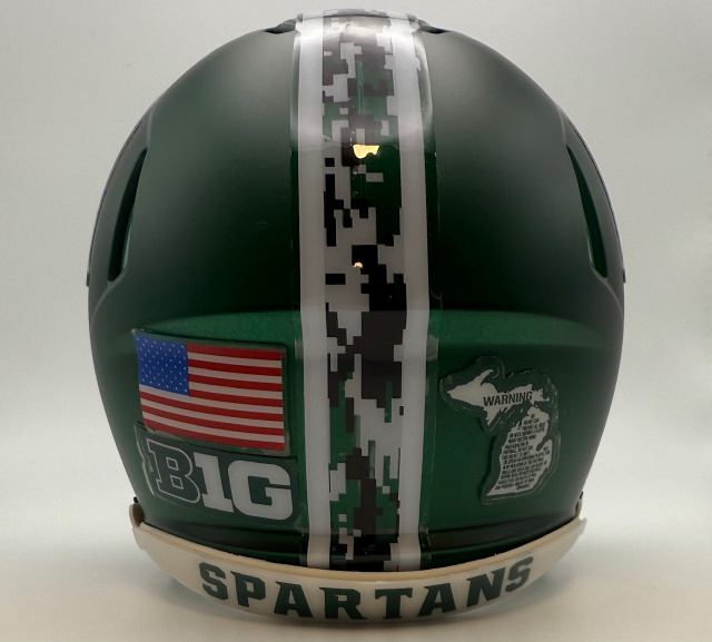 Michigan State vs Penn State 11-16-2025 Riddell Speed Camo Stripe Mini ...