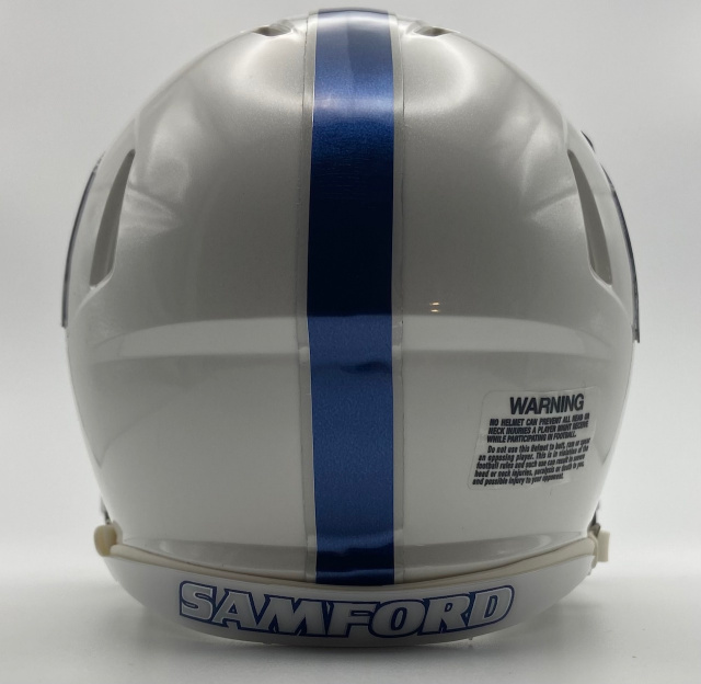 Samford Bulldogs 2020-2023 Chrome decals White Riddell Speed
