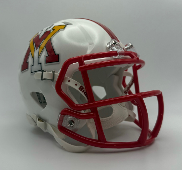 VMI Keydets 2022-2024 White Riddell Speed Mini Helmet