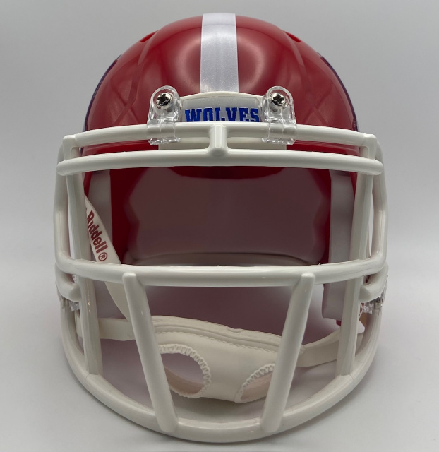 West Georgia Wolves 2023 Scarlet with white stripe Riddell Speed (Pre ...