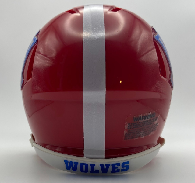 West Georgia Wolves 2023 Scarlet with white stripe Riddell Speed (Pre ...