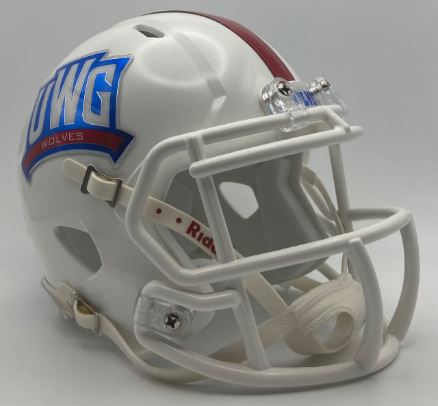 West Georgia Wolves 2024 Riddell Speed mini Helmet