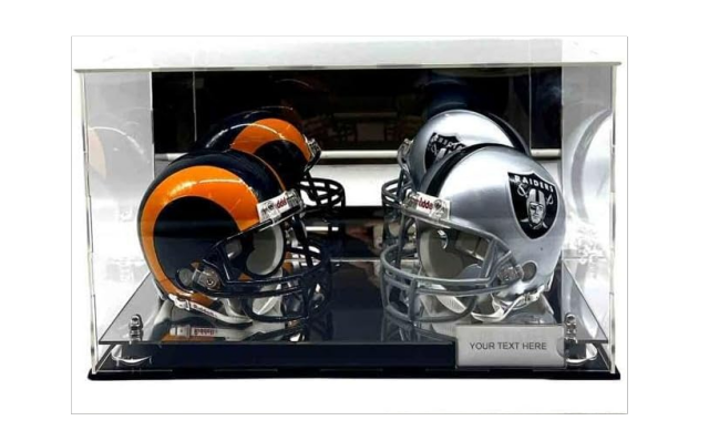 Acrylic Display cases for mini football helmets and full size football ...