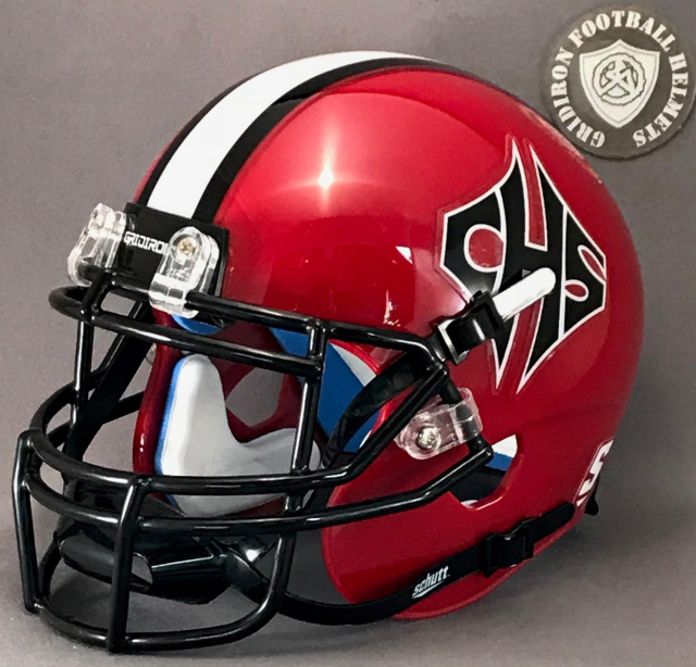 Georgia High School mini football helmets