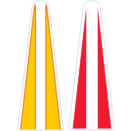 mini football helmet stripes