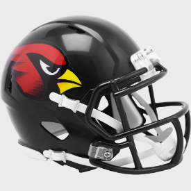Arizona Cardinals Black on field Alternate 2022 mini football helmet ...