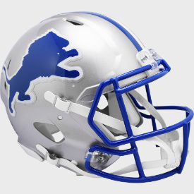 Detroit Lions 1983 to 2002 Riddell Speed Throwback Football Helmet
