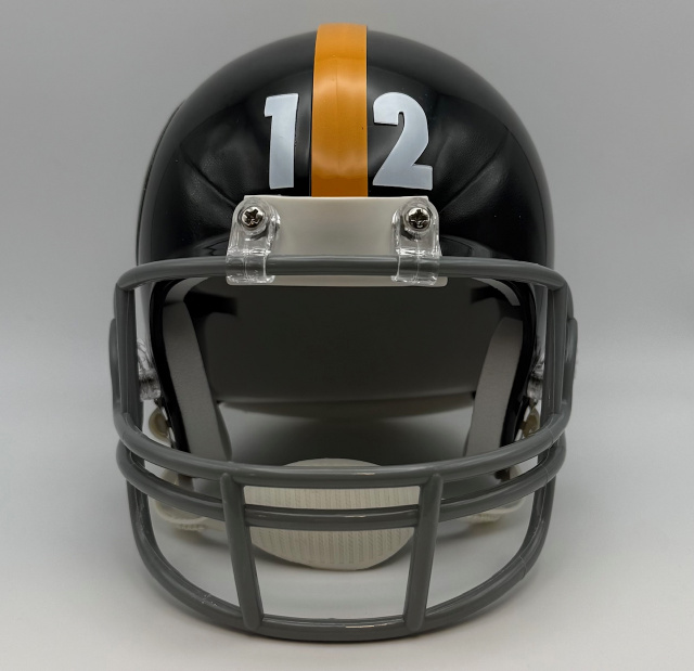 1" tall Steeler's white player numbers (front and rear number set)