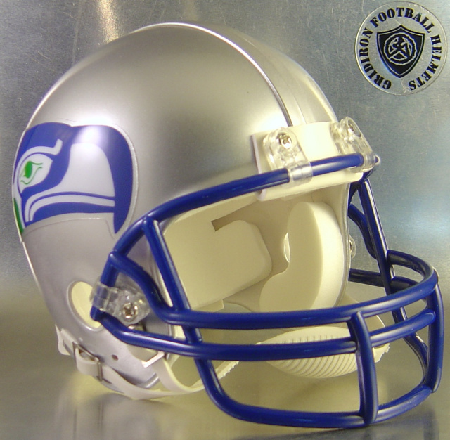 Seahawks 1976 to 2001 mini helmet decals