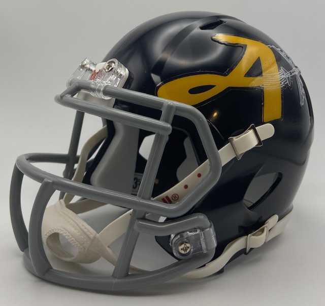 Ayersville Pilots HS (OH) 2001-2004 mini football helmet Riddell Speed