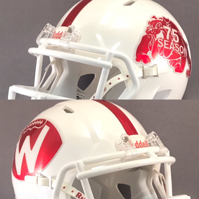 Wilson Bulldogs HS 2019 (PA) Chrome decals