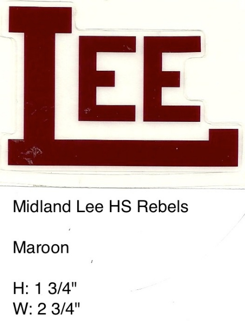 Midland Lee Rebels HS (TX) (pre order)