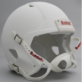 Riddell Speed Blank Mini Football Helmet Shell Matte White